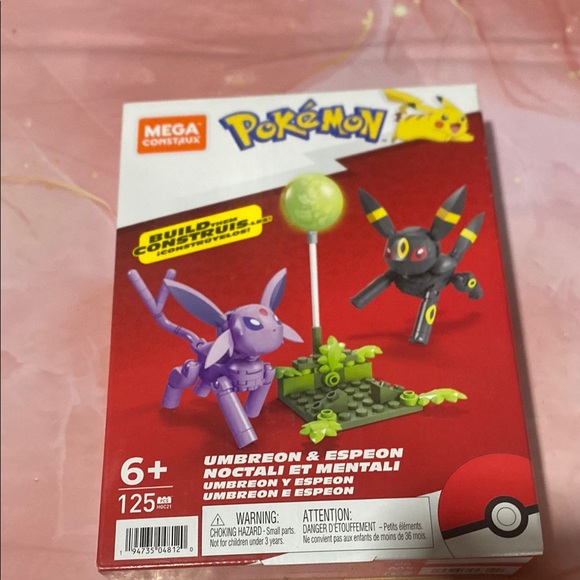 Pokemon | Toys | Mega Construx Pokmon Umbreon Espeon Building Set Red ...